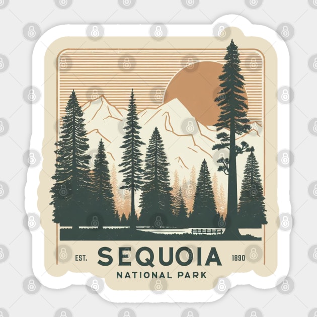 Sequoia National Park - Sequoia - Sticker | TeePublic