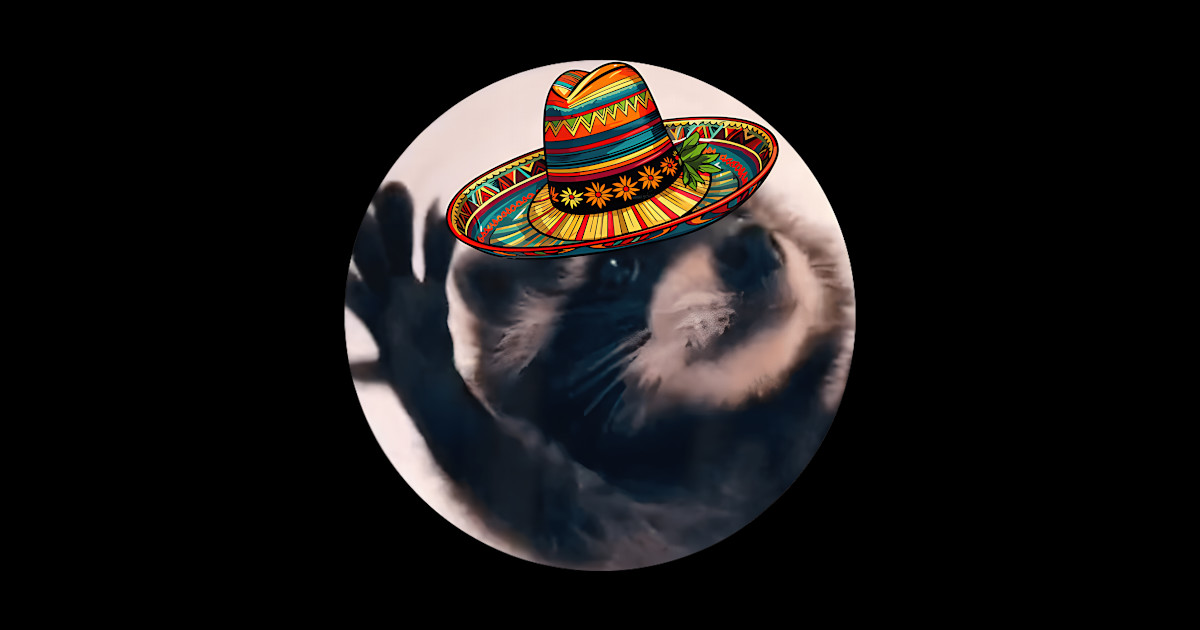 Pedro Racoon Dance Popular Meme - Pedro Racoon Dance - Sticker | TeePublic