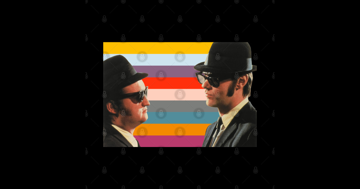 Jake and Elwood, the Most Iconic Duo - The Blues Brothers - Sticker ...