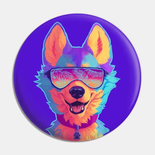 sparkle dog (furry merch) - Furry - Pin | TeePublic