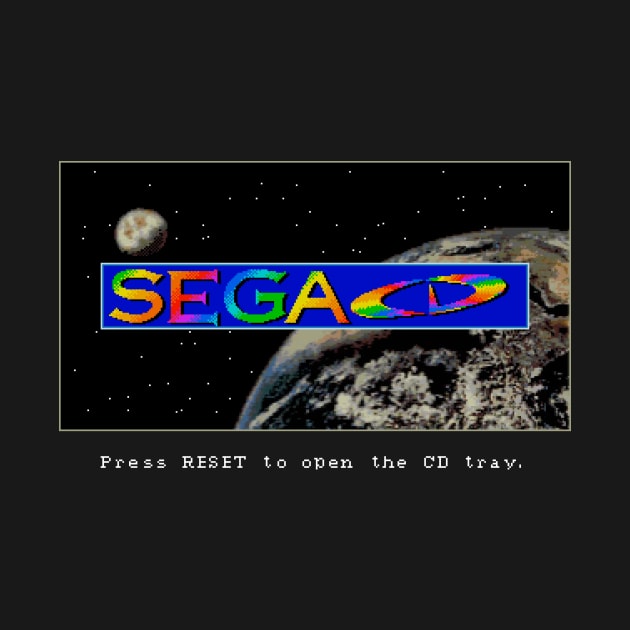 SEGA CD Boot Screen Logo III - Sega - T-Shirt | TeePublic