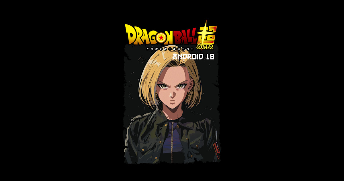 ANDROID 18 FAN ART - Android 18 Fan Art - Sticker | TeePublic
