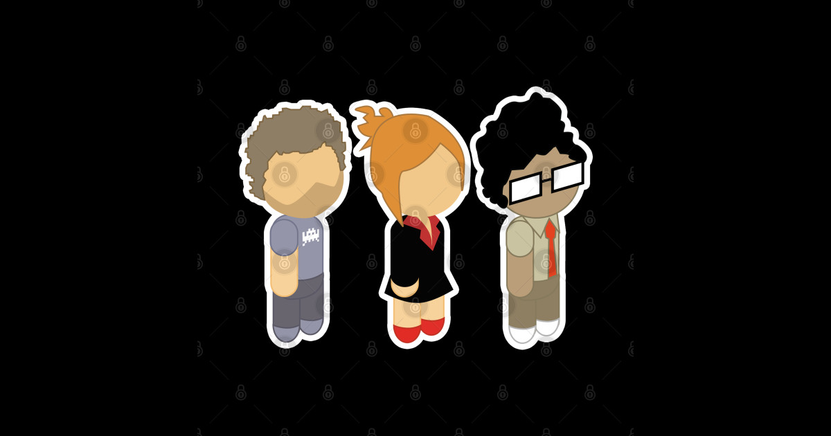 Roy Moss and Jen - The It Crowd - Posters and Art Prints | TeePublic