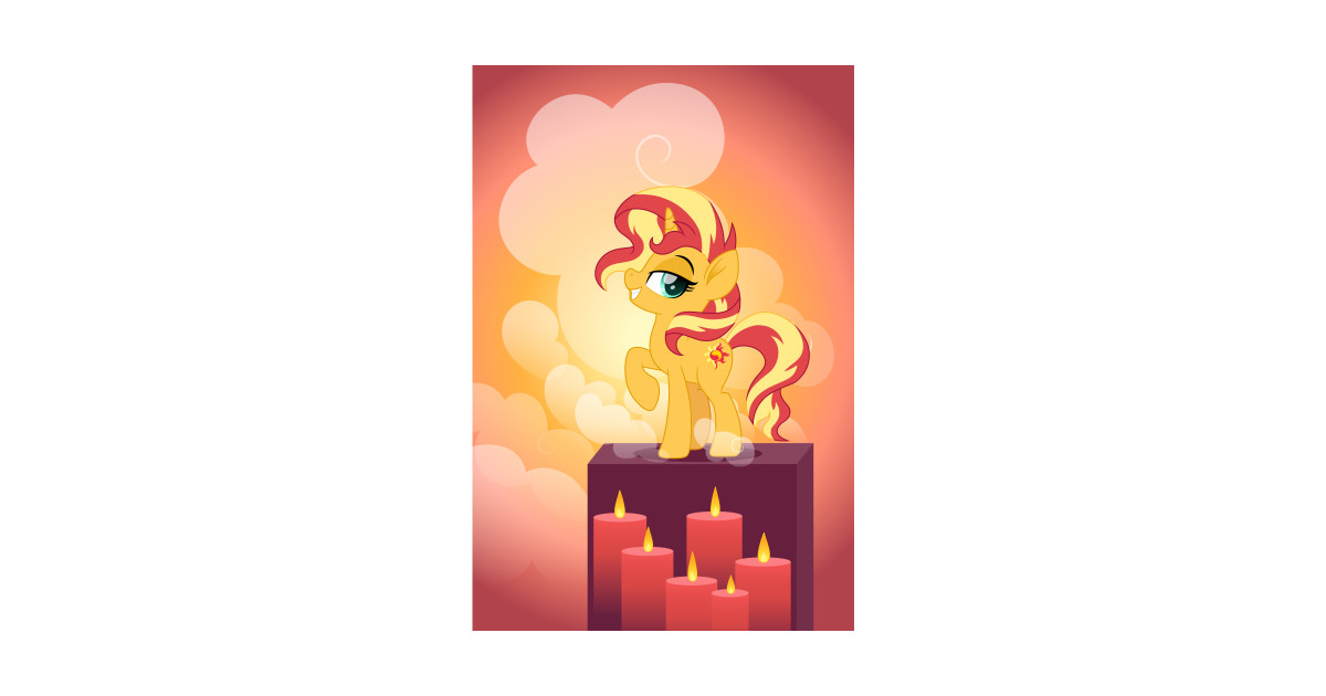 Proud Sunset Shimmer scene - My Little Pony - T-Shirt | TeePublic