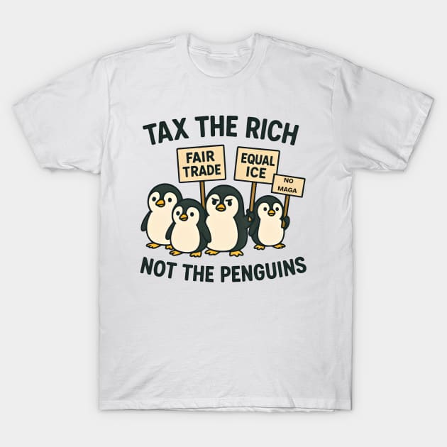 penguins resist Donald trump tariffs 2025 - Penguins Protest Against ...