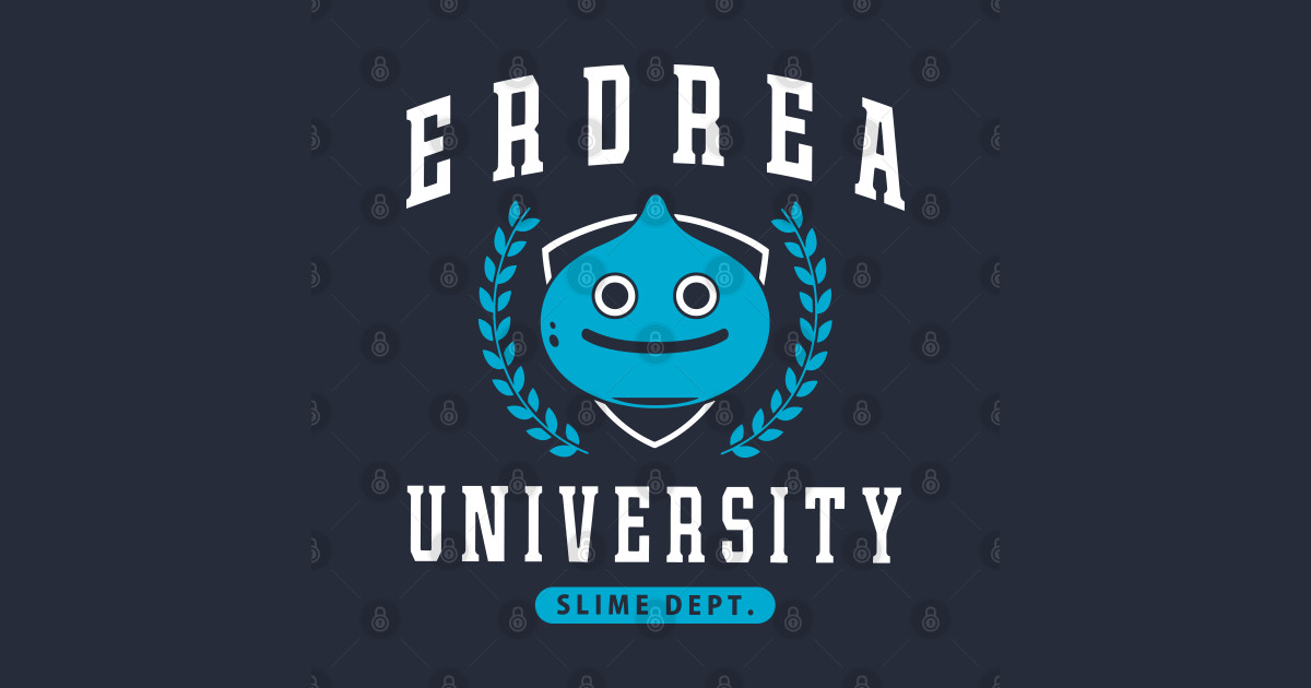 Erdrea Slime University Emblem - Dragon Quest - T-Shirt | TeePublic