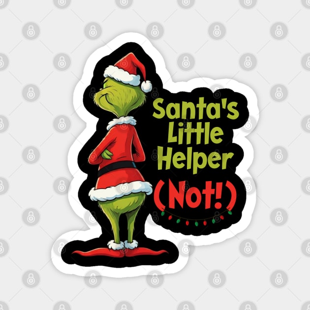 Grinch's Secret Santa Scheme - Grinch - Magnet | TeePublic