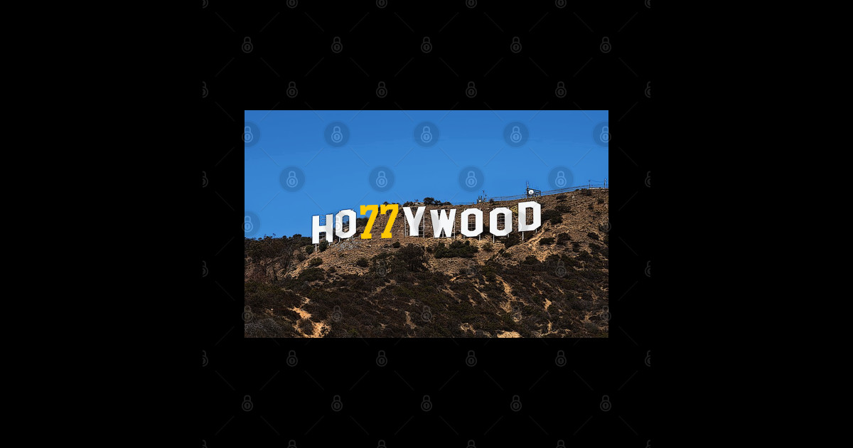 Luka Doncic Hollywood Sign - Luka Doncic Los Angeles Lakers - Sticker ...