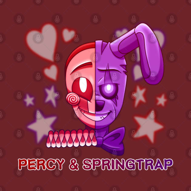 Percy & Springtrap (Dual Color) - Five Nights At Freddys - T-Shirt ...
