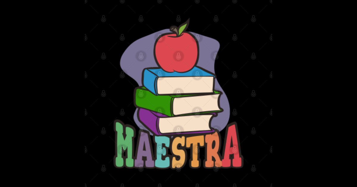 Maestra Proud Spanish Teacher For Teacher Sticker Teepublic