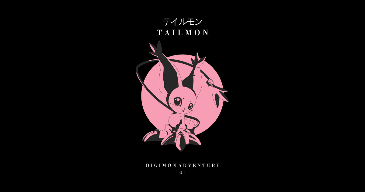 Tailmon Partner - Digimon - Sticker | TeePublic
