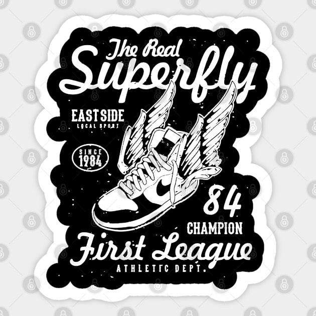 The Real Superfly - Superfly - Sticker | TeePublic