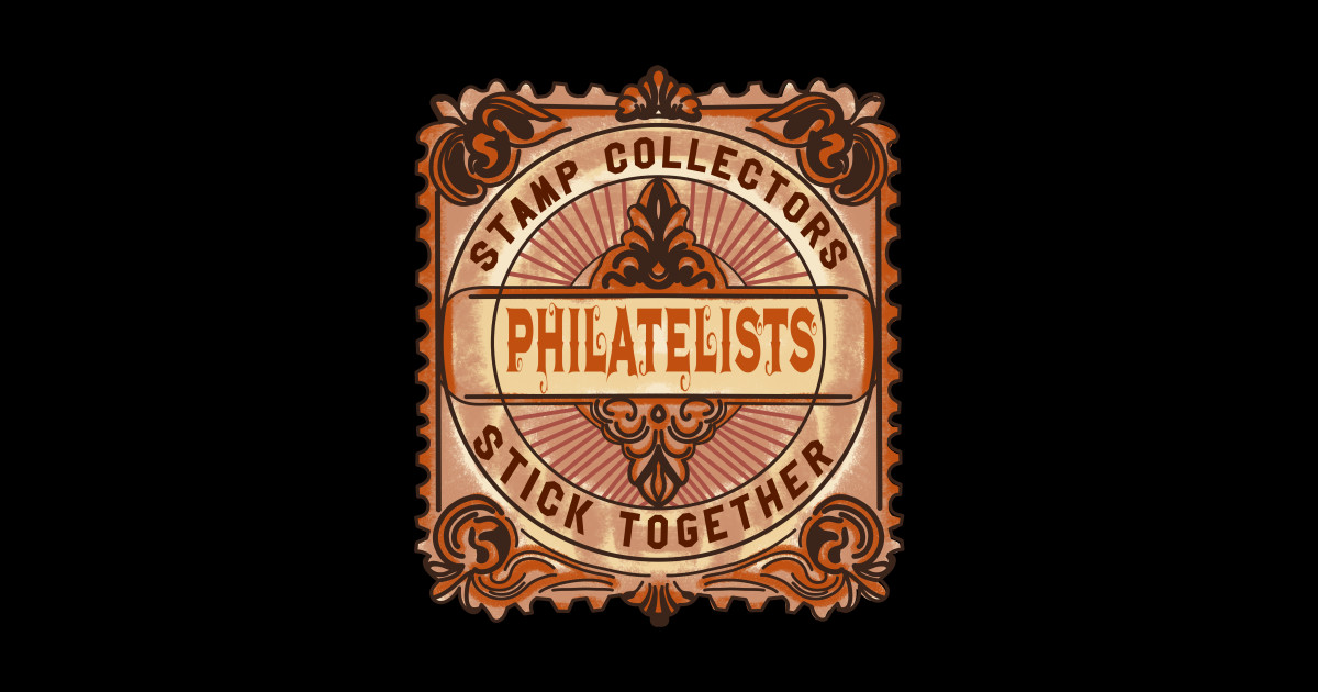 Stamp Collector - Vintage Philatelists Postage Stamp Design - Stamp ...