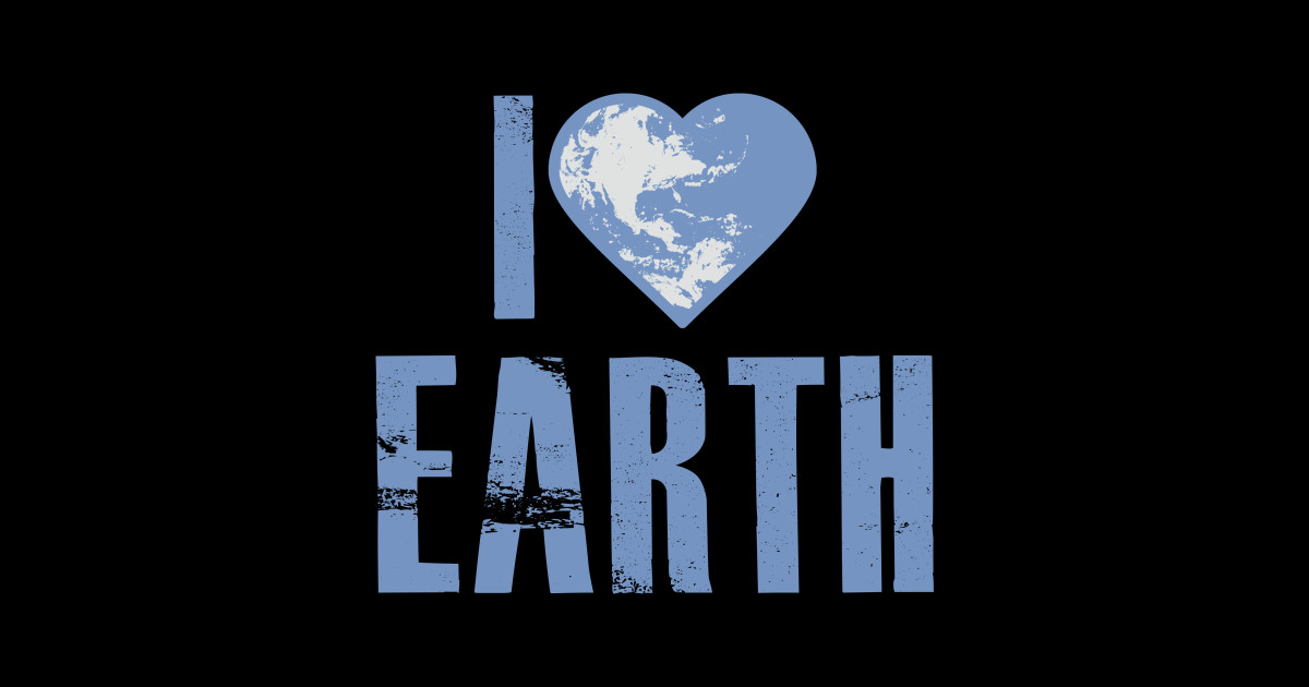 I Love Earth - Climateactiontp - Sticker | TeePublic