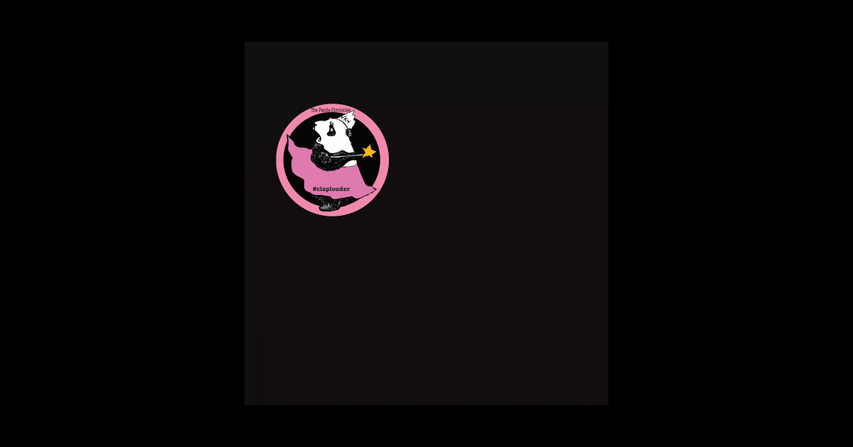 Pouty Pinky on Black Mask - Panda - Sticker | TeePublic