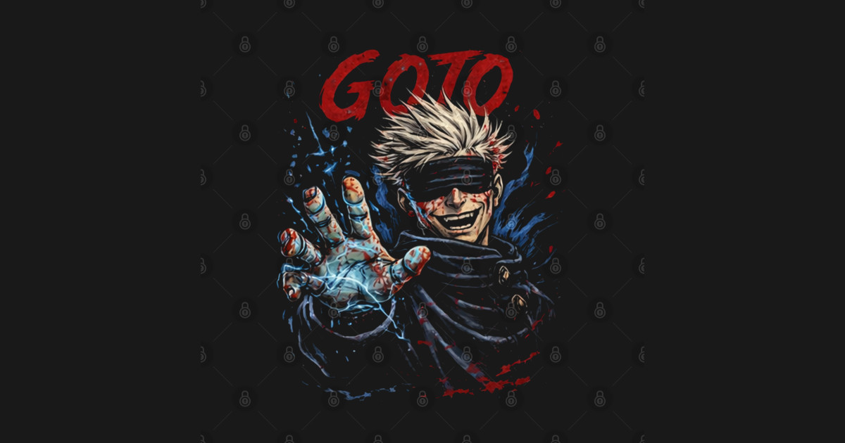 GOJO – Infinite Void Executioner - Dark Art - T-Shirt | TeePublic