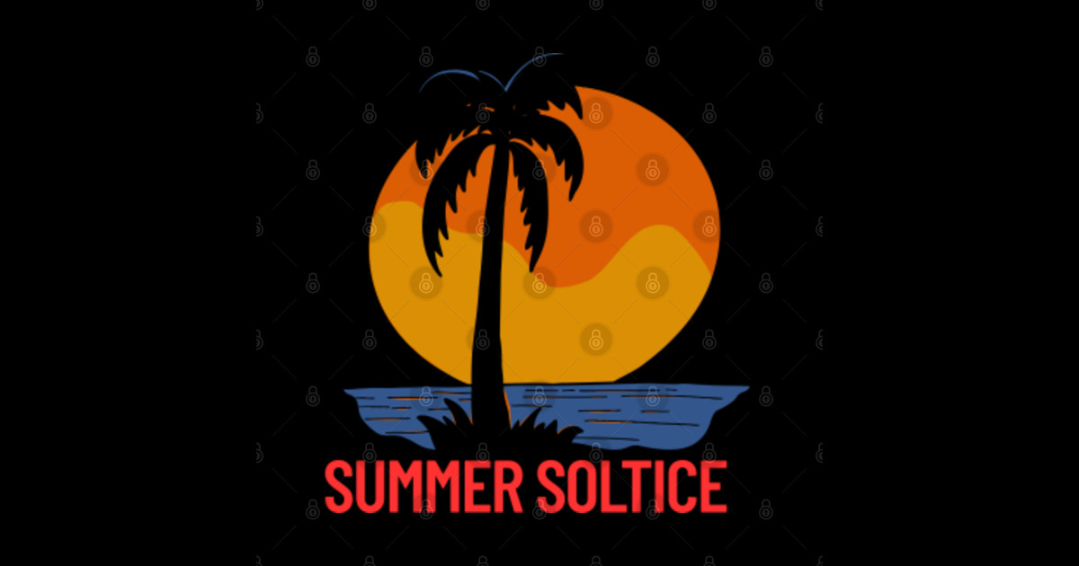 Summer Solstice 2025 - Summer Solstice - Sticker | TeePublic