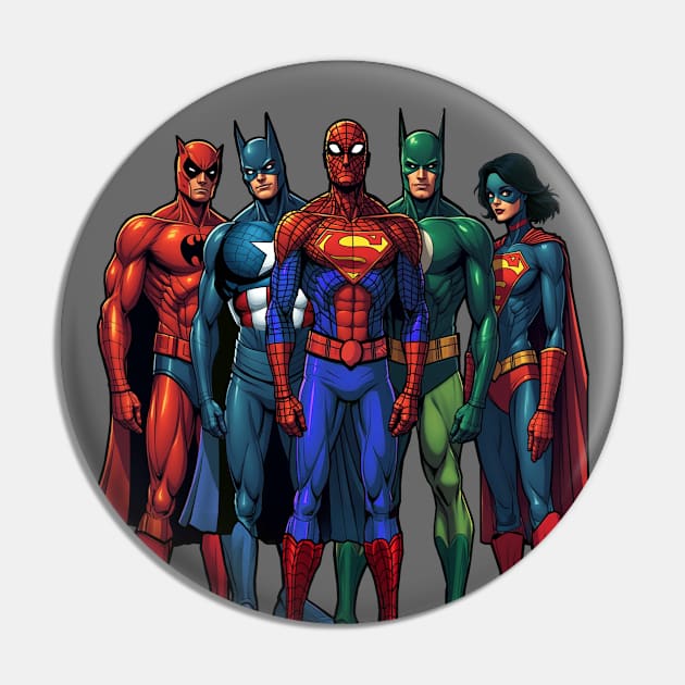 The Who's Who? of Comic Book Superheroes A Superhero Mashup ...