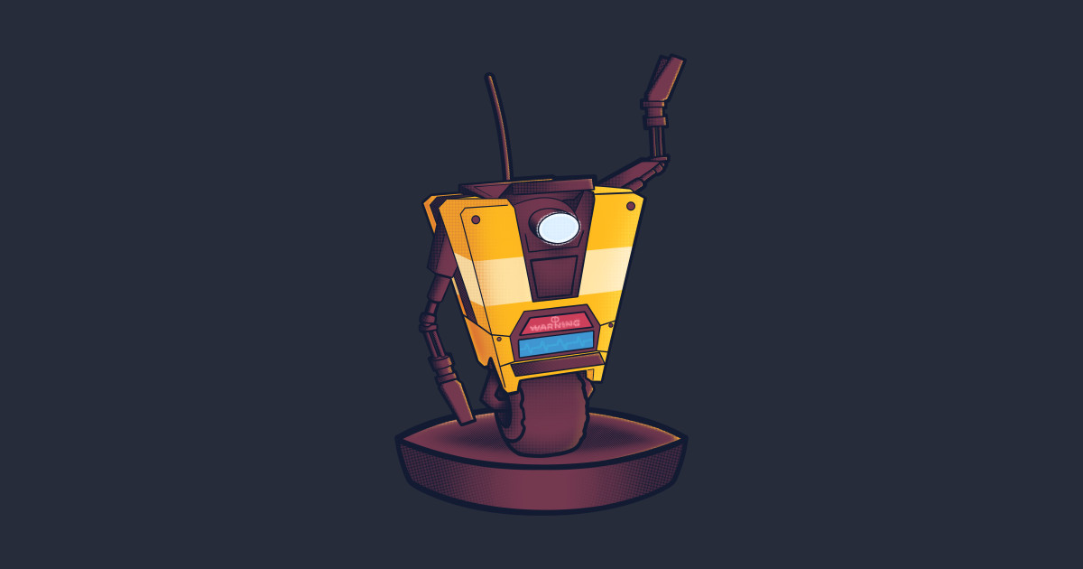 Waving Claptrap! - Borderlands - T-Shirt | TeePublic