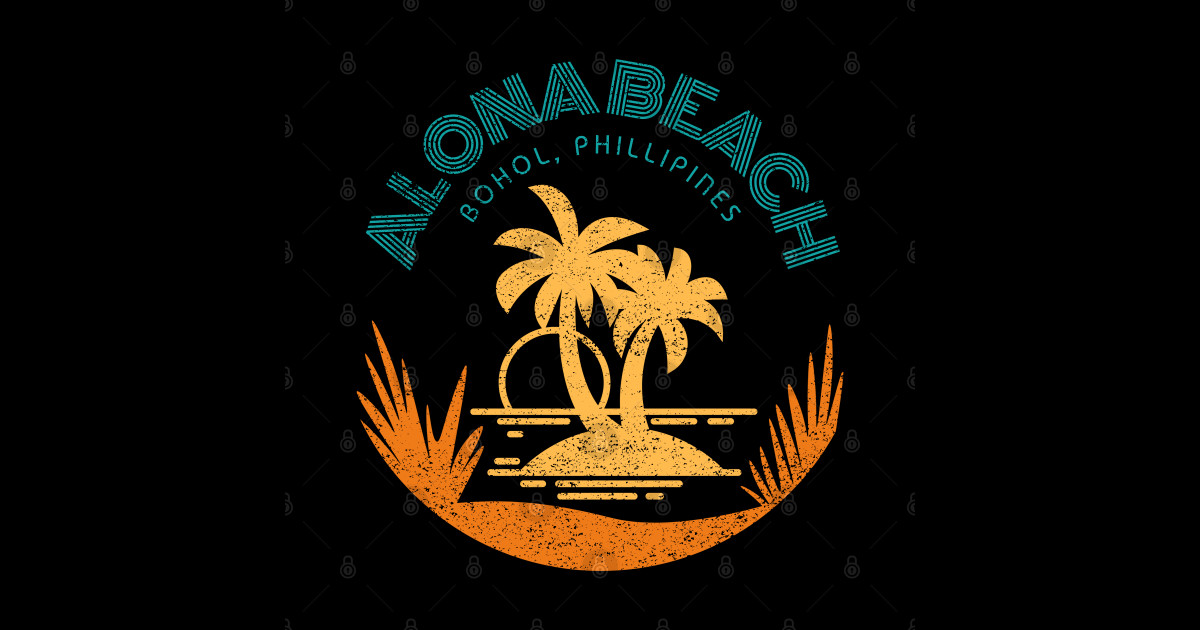 Alona Beach Bohol Philippines - Bohol - Sticker | TeePublic