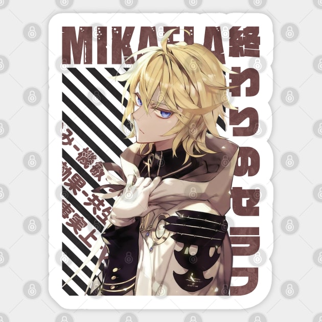 Owari no Seraph - Mikaela - Owari No Seraph - Sticker | TeePublic
