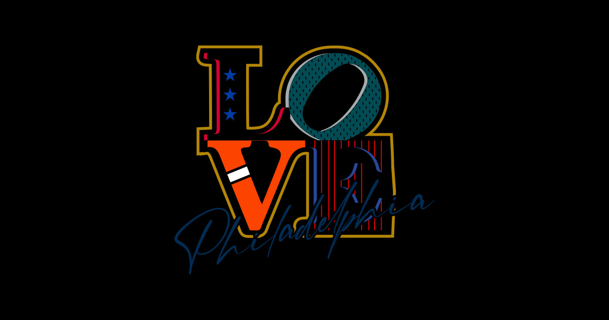 Love Philly - Philadelphia - Sticker | TeePublic