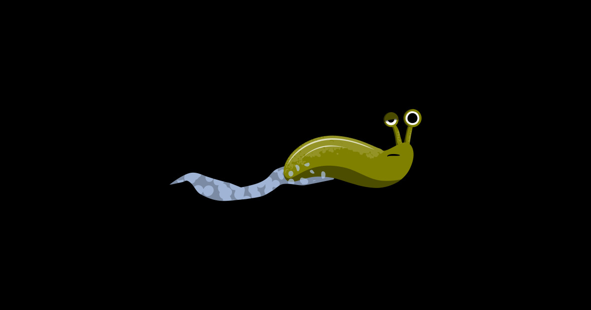Slimy Sluggy - Slug - Sticker | TeePublic