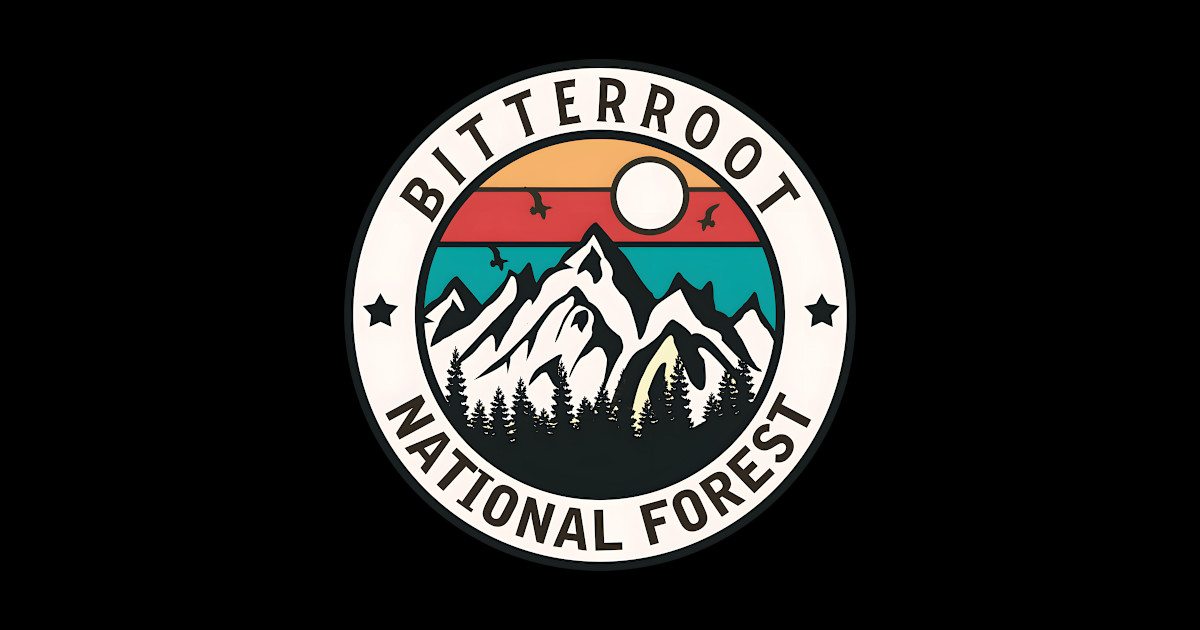 Bitterroot National Forest - Bitterroot National Forest - Sticker ...