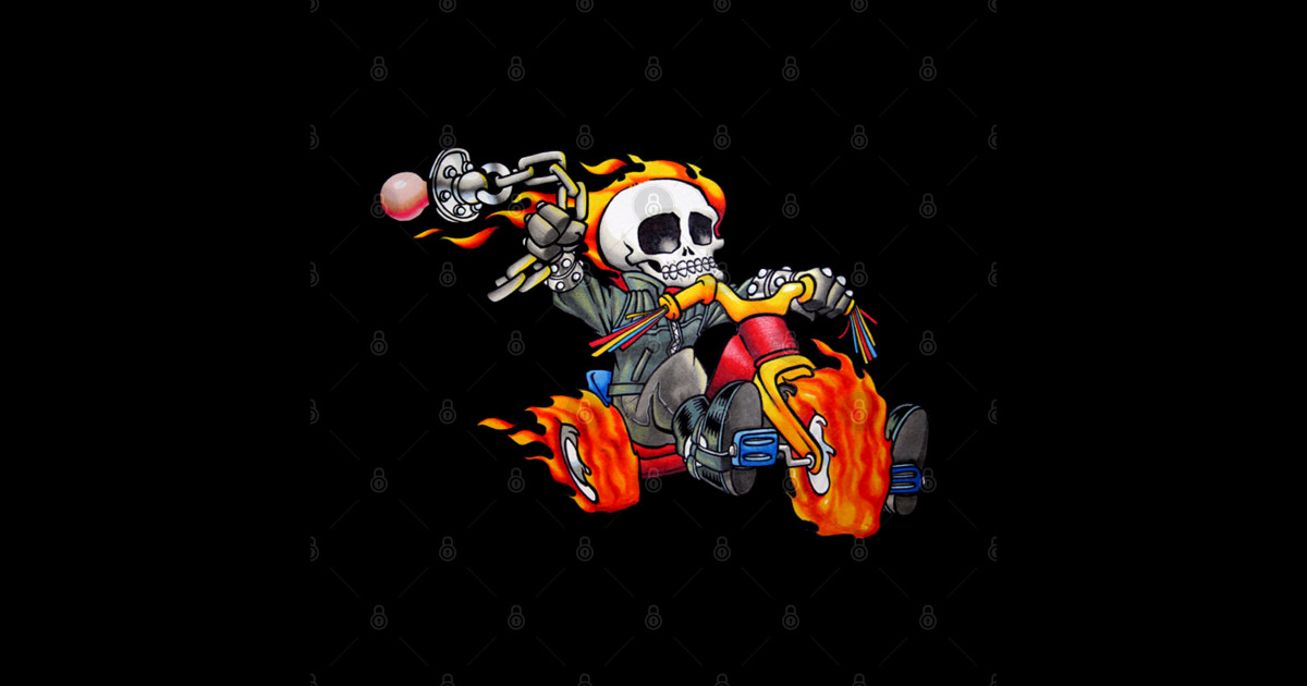 BABY GHOST RIDER - Robzilla - Sticker | TeePublic