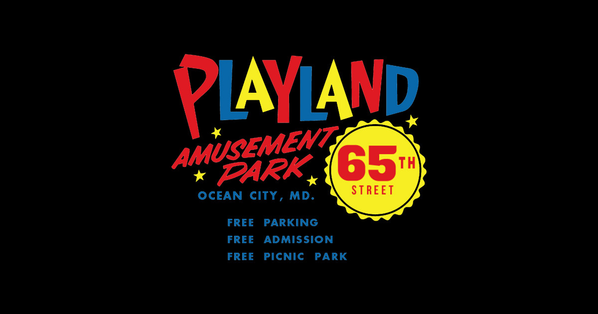 Vintage Ocean City Playland Amusement Park OCMD - Maryland - Sticker ...