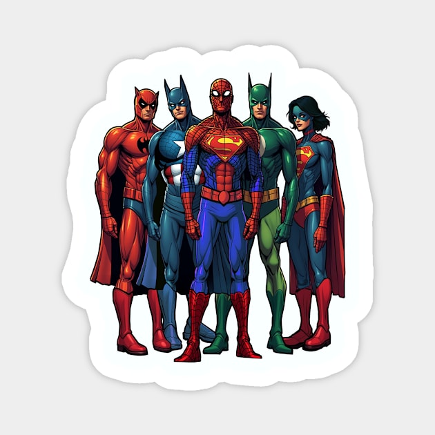 The Who's Who? of Comic Book Superheroes A Superhero Mashup ...