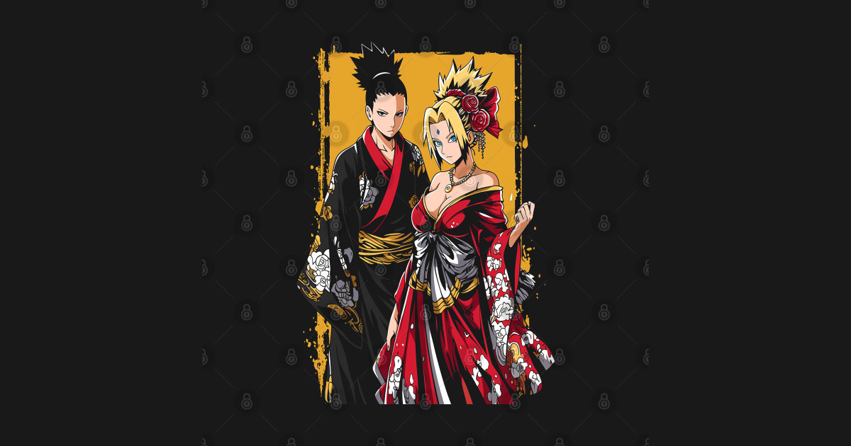 shikamaru temari - Naruto - T-Shirt | TeePublic