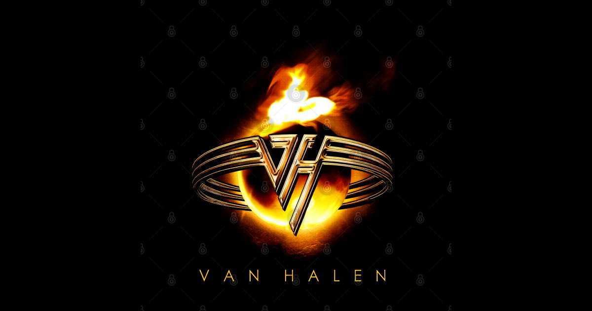 Van Halen Logo - Van Halen - Sticker | TeePublic