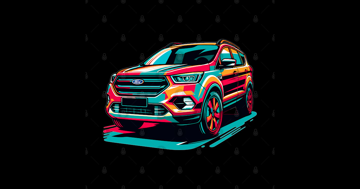 Ford Escape - Ford Escape - Sticker | TeePublic