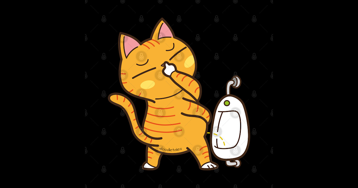 The stinky cat experience (orange version) - Stink - Posters and Art ...