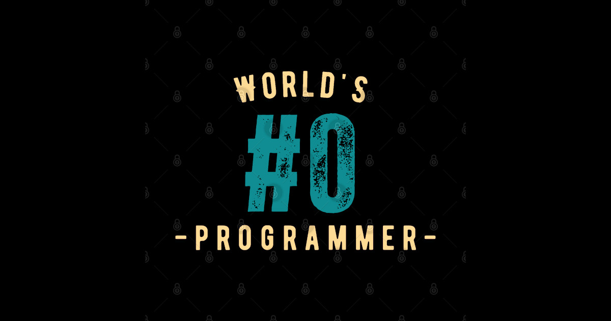 World's #0 Computer Programmer - Computer Programming - Sticker | TeePublic