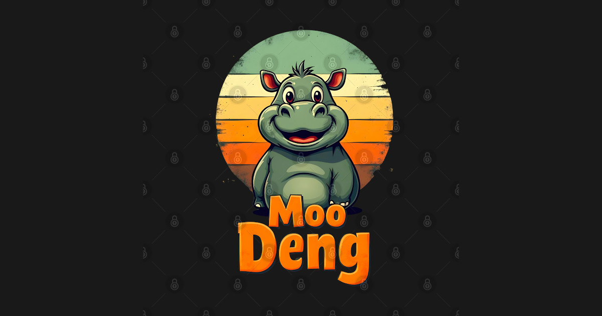 Moo Deng Just a Girl Who Loves Moo Deng - Moo Deng - T-Shirt | TeePublic