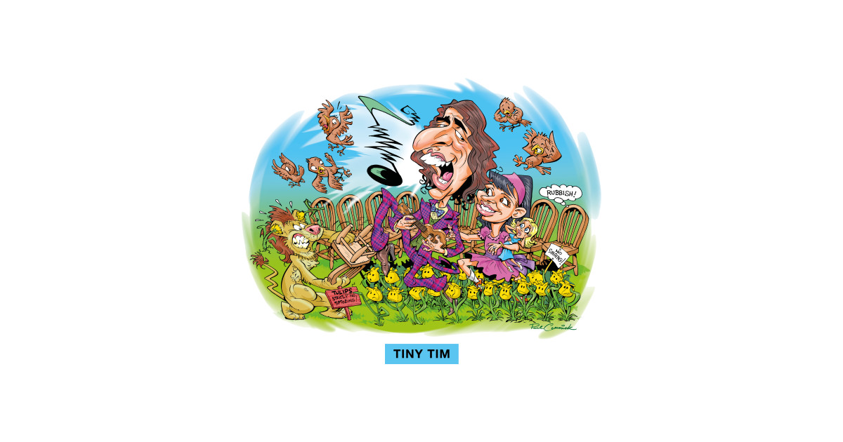 Tiny Tim - Tiptoe Through The Tulips - Tiny Tim - T-Shirt | TeePublic
