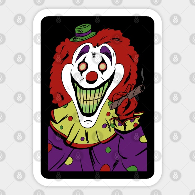 Zeebo the Clown - Zeebo - Sticker | TeePublic