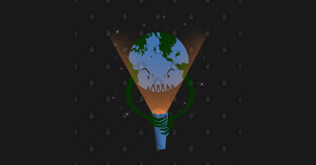 Scary earth - Earth - T-Shirt | TeePublic