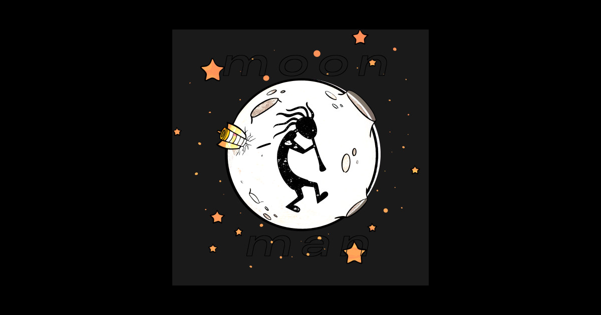 moon man - Moon Man - Sticker | TeePublic