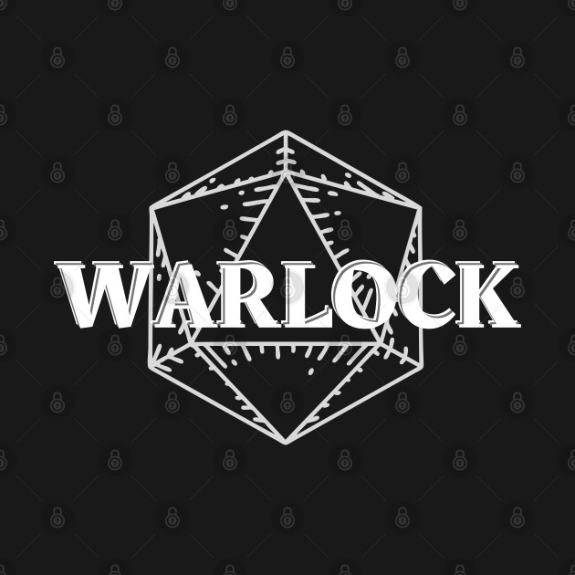 Warlock D20 Symbol DnD Print - Warlock Symbol - T-Shirt sold by Janith ...