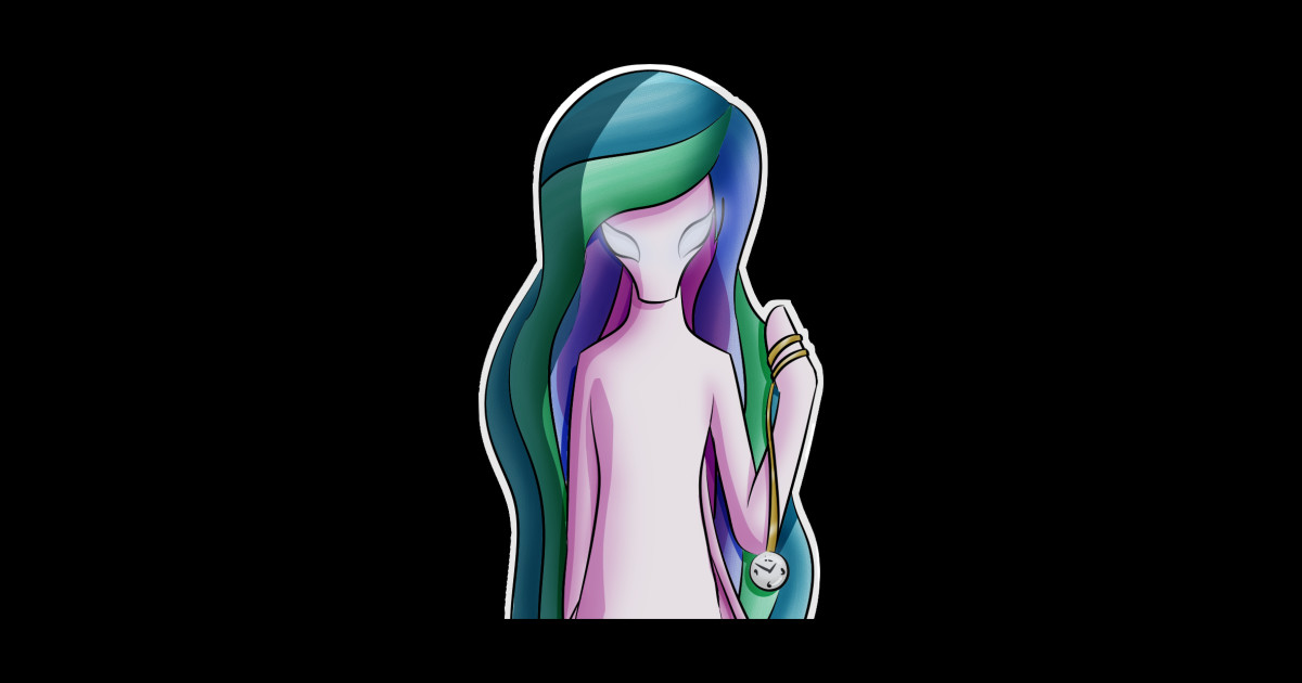 Princess Celestia - Fanart - half body - Fanart - Pin | TeePublic