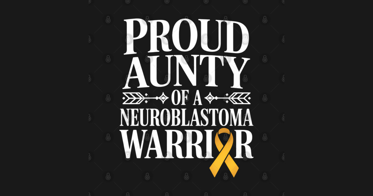 Neuroblastoma Awareness Ribbon Cancer Aunty - Neuroblastoma Awareness ...