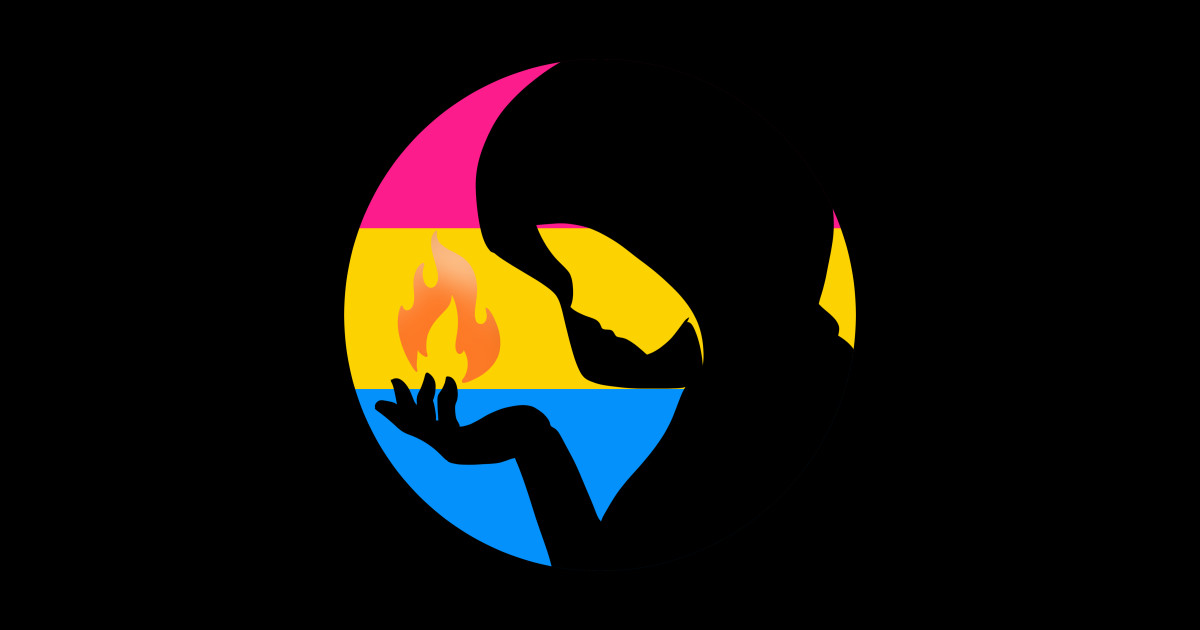 Pan Logo - Pansexual - Magnet | TeePublic