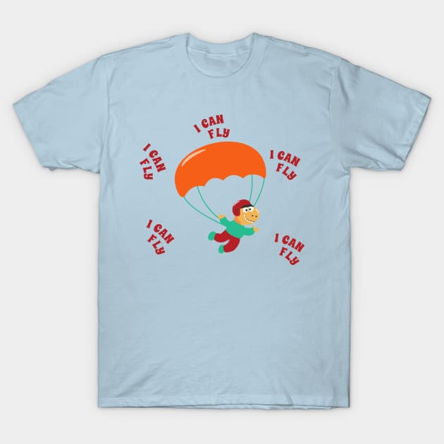 Vector illustration of a cute skydiver. - Skydiving Theme Party - T ...