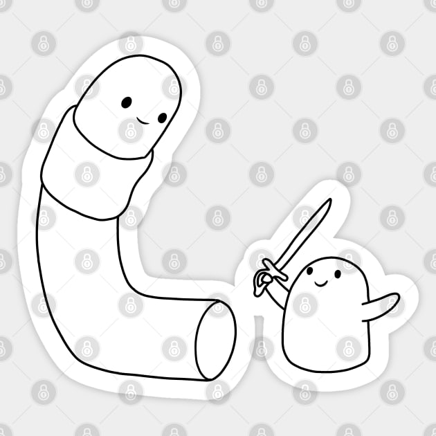 Adventure Time Shelby - Little Brother - Adventure Time - Sticker ...