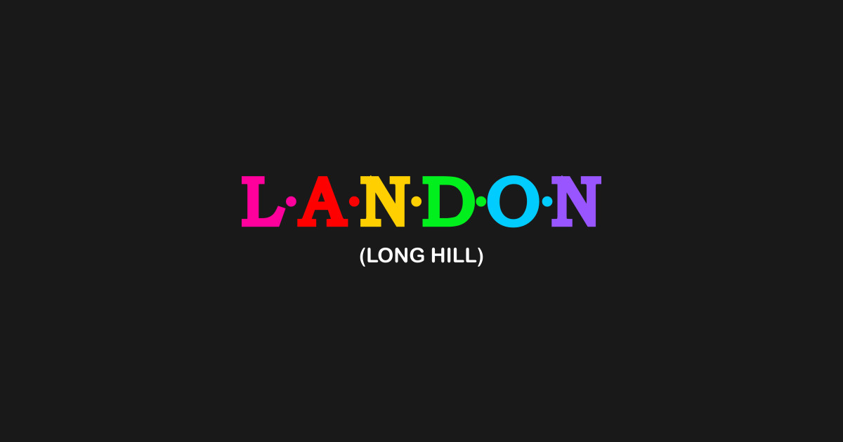 Landon - Long Hill. - Baby Shower Gifts - T-Shirt | TeePublic