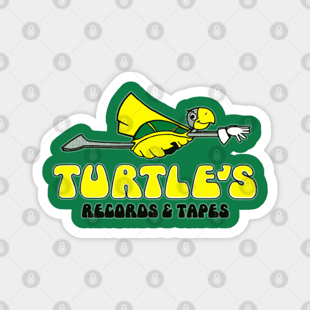 Turtle's Records & Tapes - Turtles Records And Tapes - Magnet | TeePublic