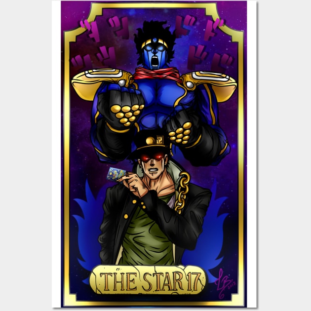 how to draw jotaro and star platinum